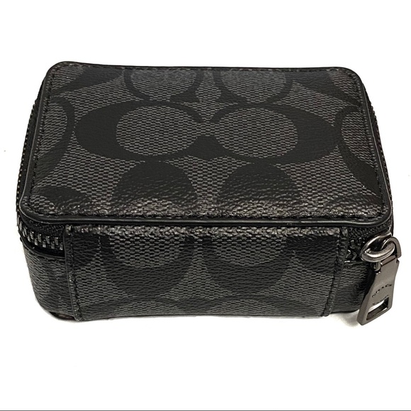 Coach | Accessories | Coach Pill Box Signature Canvas Holds 3 Bottles ...